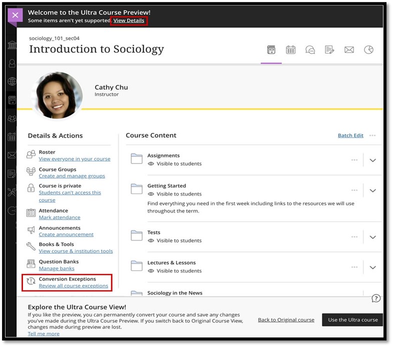 Blackboard Ultra Upgrade Project | Academic Technologies | TLC | UTHSC